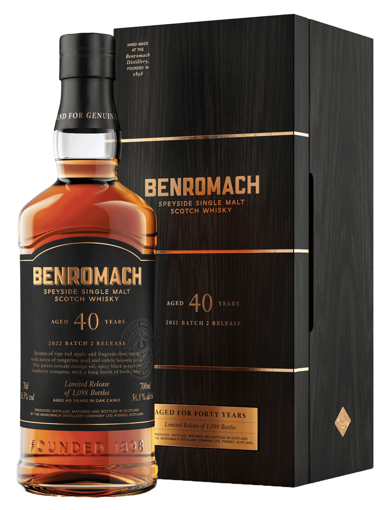 Aged 40 Years - Benromach